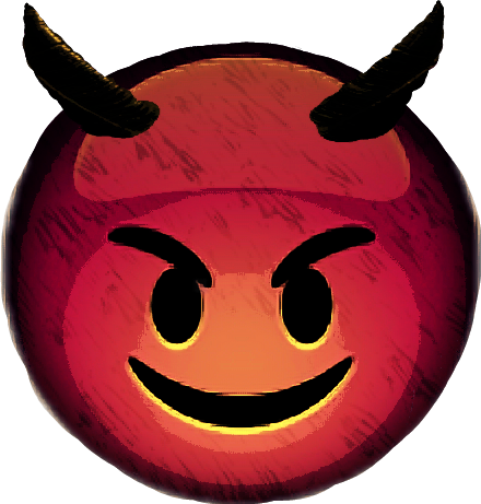 Download Emojis Evil Devil Horns Emojisticker Evil Emoji Devil ...