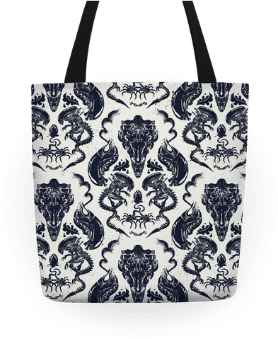 Download Alien Xenomorph Pattern Tote Tote - Xenomorph Bag - HD ...
