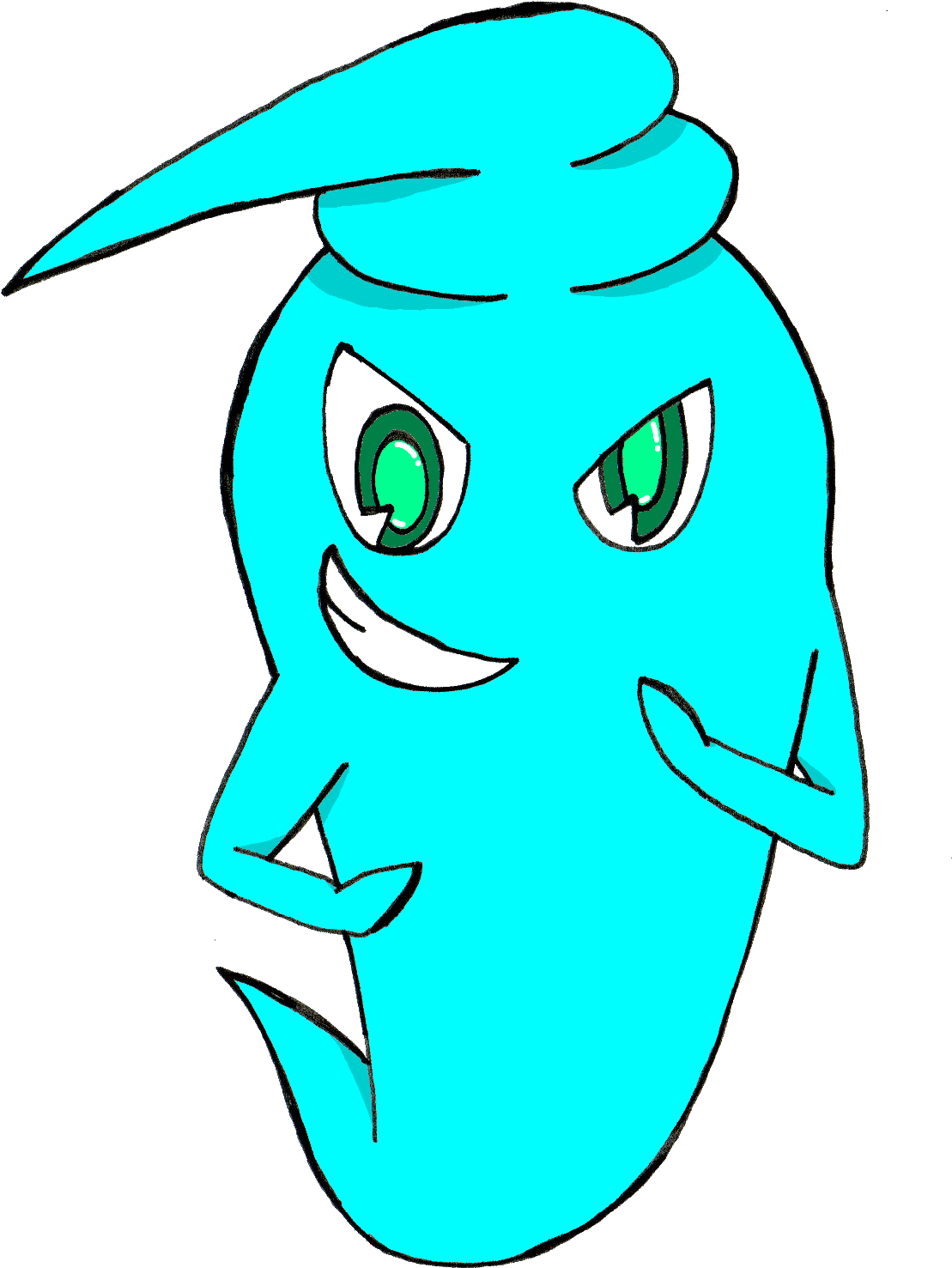 Download HD Inky Anime Art - Art Transparent PNG Image - NicePNG.com