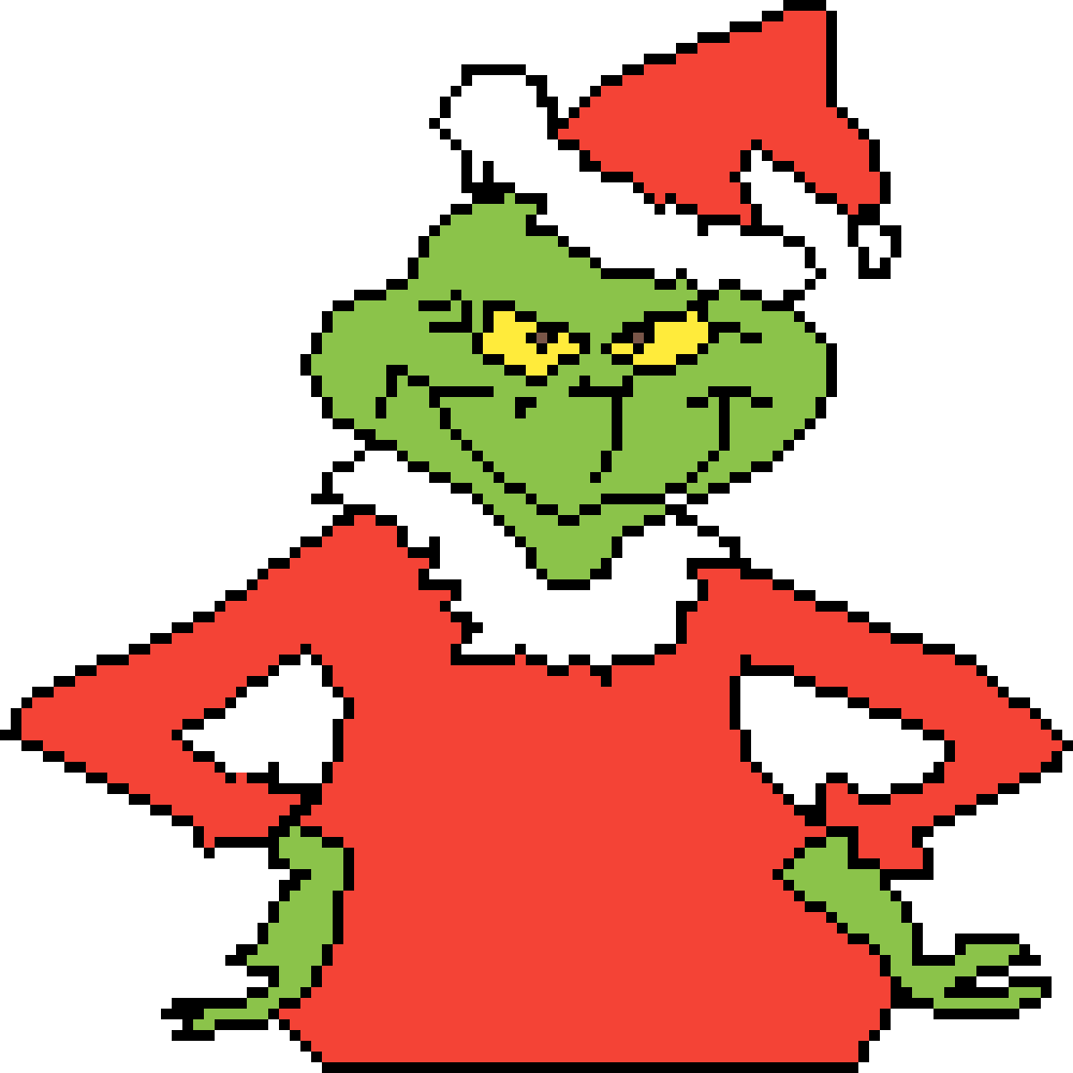 Download HD The Grinch - Pixel Transparent PNG Image - NicePNG.com