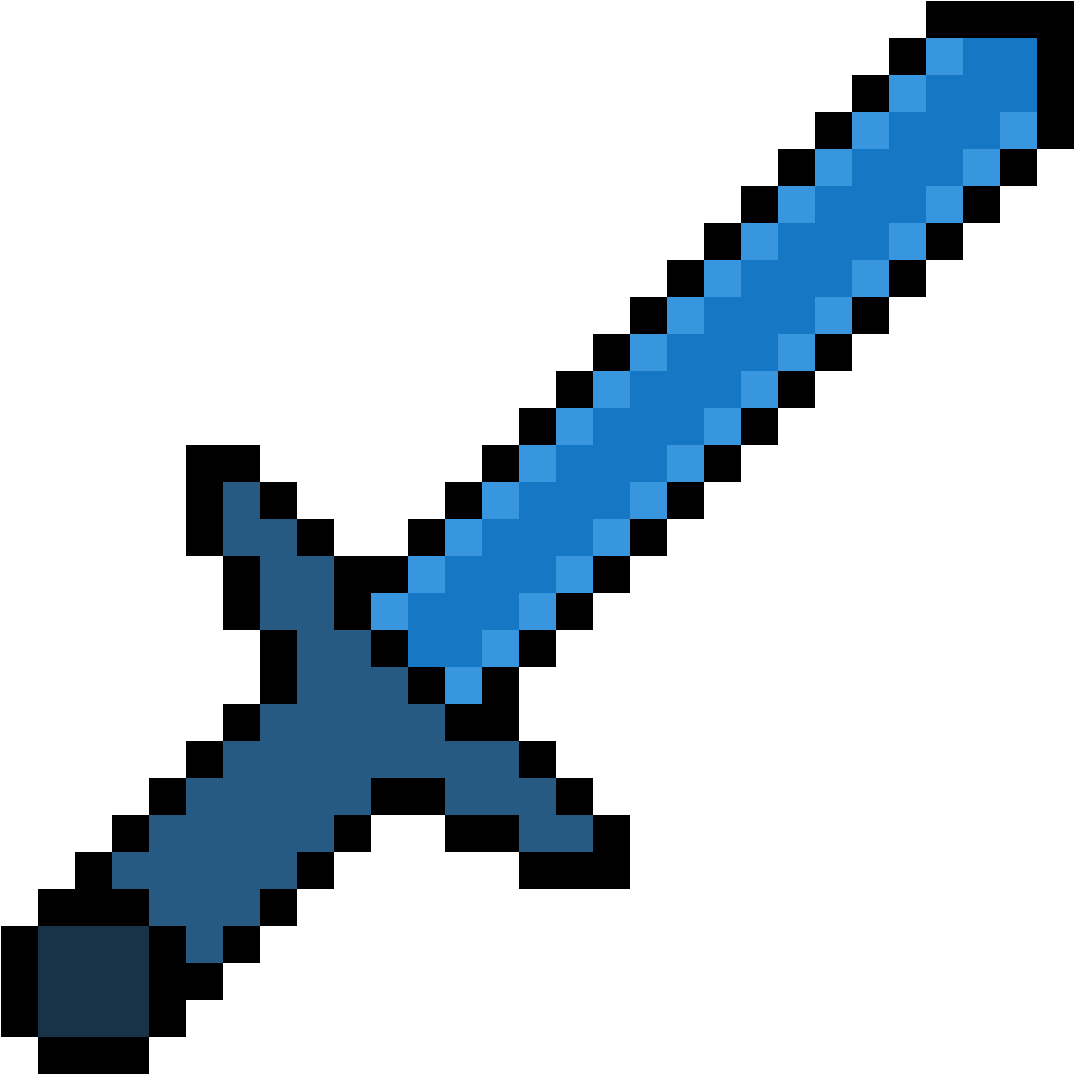 Download The Aqua Sword - Espada De Minecraft Faithful - HD Transparent ...