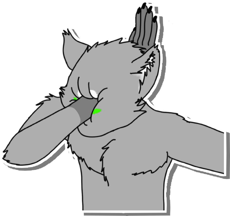 Download HD Ultimate Facepalm - Furry Facepalm Transparent PNG Image ...