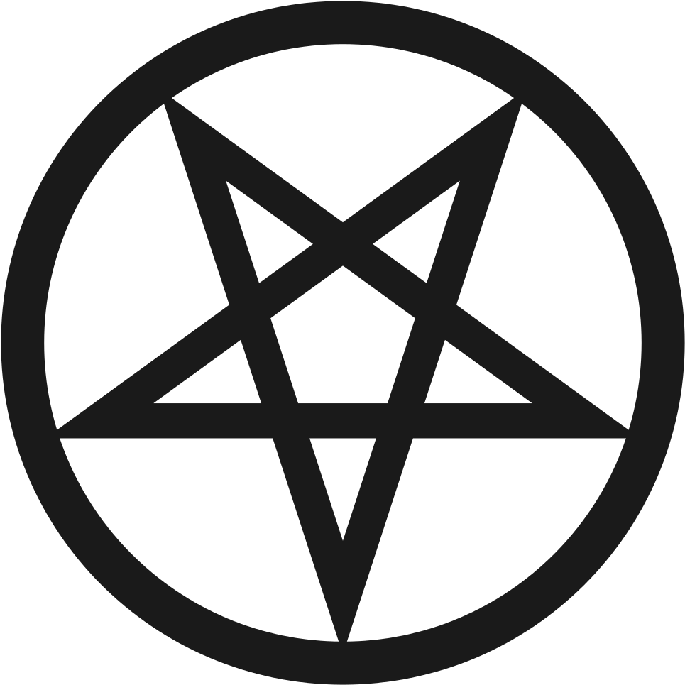Download Inverted Pentacle Bold - Inverted Pentagram - HD Transparent ...