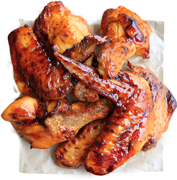 Download HD Bbq Wings - Bbq Chicken Wings Png Transparent PNG Image ...