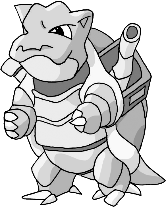 Download Throwback Blastoise - Cartoon - HD Transparent PNG - NicePNG.com