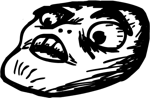 Download Drawn Face Meme - Scared Troll Face Png - HD Transparent PNG ...