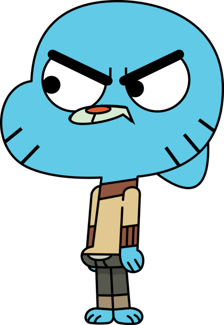 Download HD Popular Images - Amazing World Of Gumball Gumball Angry ...