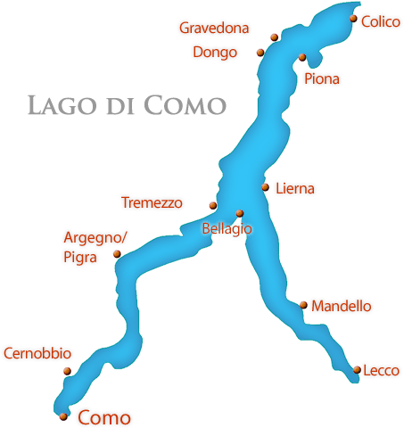Download Lake Como Map - Lago Di Como Mappa - HD Transparent PNG ...