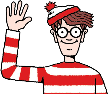 Download Where Is Waldo Png Jpg Transparent Stock - Red And White ...