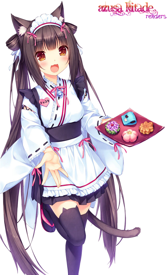 Download HD Character - Chocola - Anime Transparent PNG Image - NicePNG.com