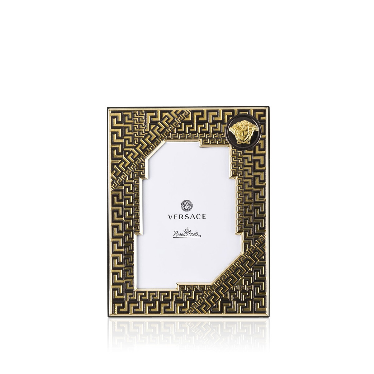 Download HD Black And Gold Frame Png - Versace - Vhf1 Photo Frame ...
