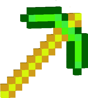 Download HD Pickaxe Minecraft Toy Transparent PNG Image - NicePNG.com
