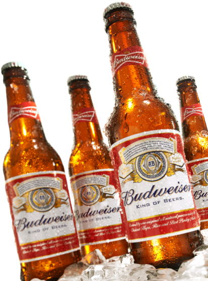 Download Budweiser Transparent Png - Chilled Budweiser Bottle - HD ...
