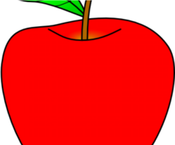 Download Red Apple Cliparts - Apple Clip Art - HD Transparent PNG ...