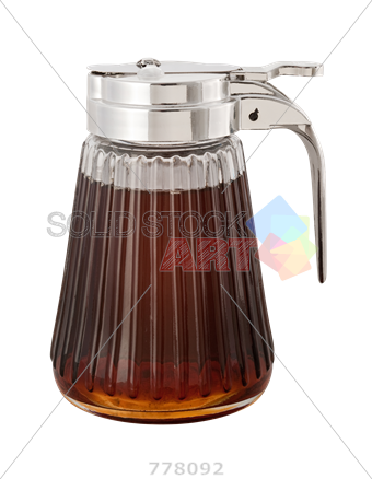 Download Stock Photo Of Glass Container Of Maple Syrup Isolated ...