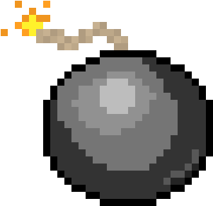 Download HD Pixel Bomb - Pixel Monster Gif Transparent PNG Image ...