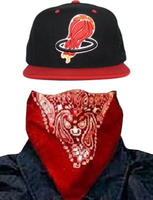 Download HD Gangsta Make-over 1 Psd Red Bandana Gangsta - Pañuelo Thug ...