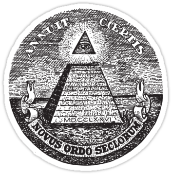 Download All Seeing Eye" Stickers By Grafficjunkie - Annuit Cœptis - HD ...