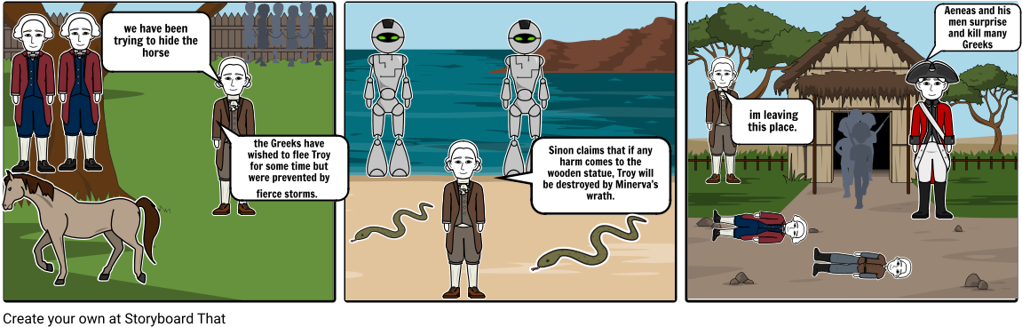 Download HD The Aeneid - Cartoon Transparent PNG Image - NicePNG.com