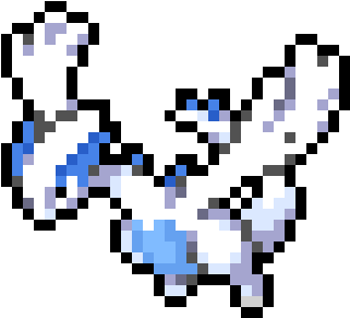 Download HD Lugia - Pixel Art Pokemon Lugia Transparent PNG Image ...