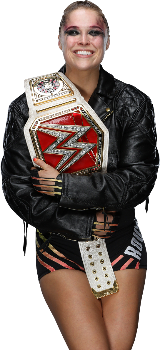 Download HD Ronda Rousey Renderspic - Ronda Rousey Raw Women's Champion ...