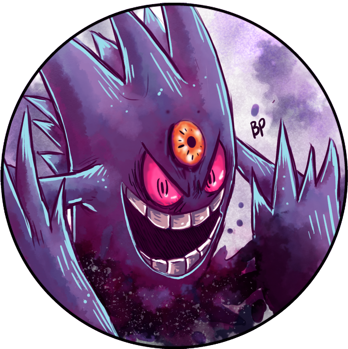 Download Mega Gengar - Gengar Fan Art - HD Transparent PNG - NicePNG.com