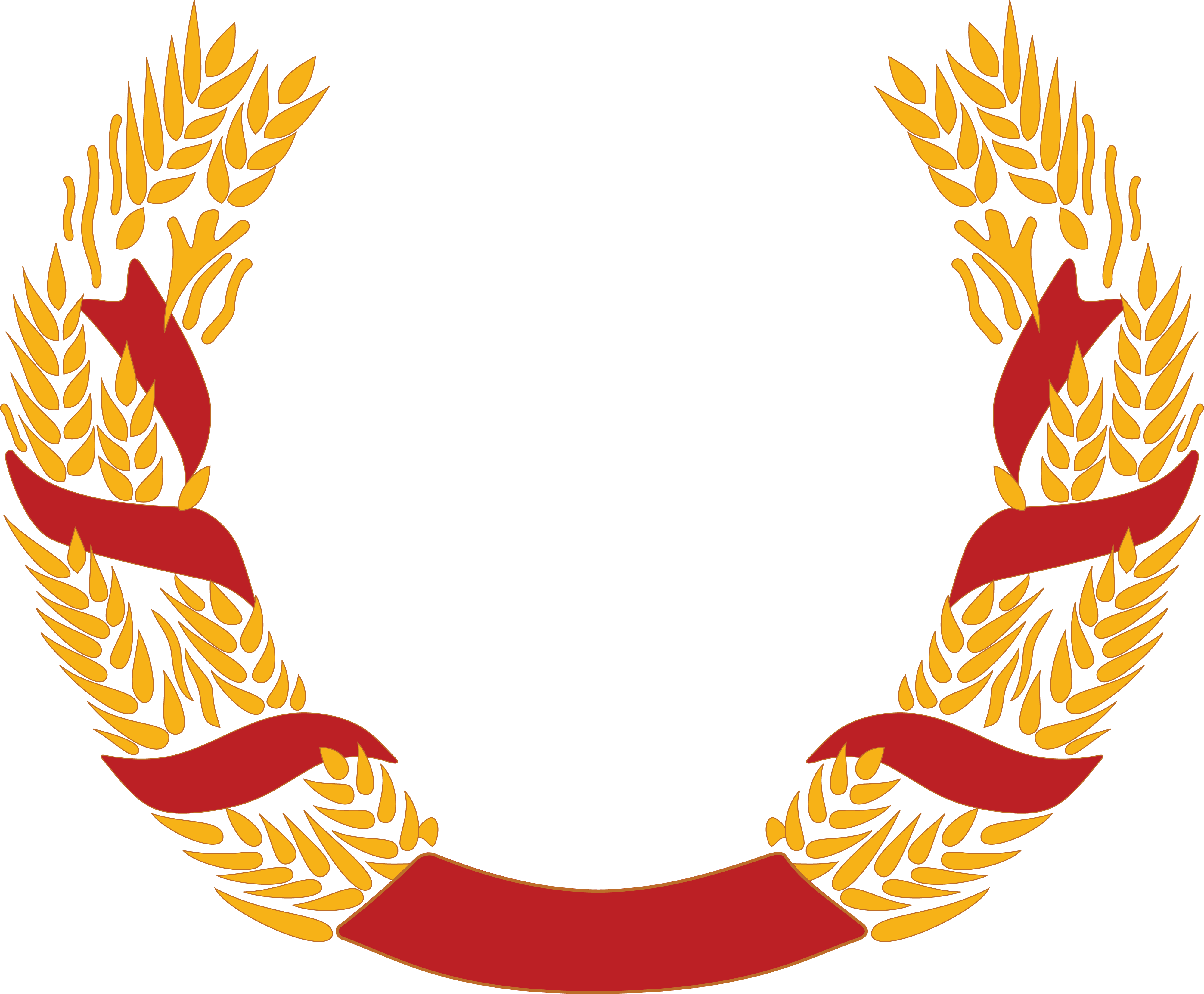 Download Free Clipart Of A Wheat Wreath Vector Library Download - Wheat ...