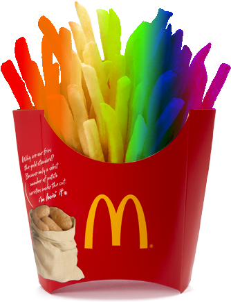Download HD Mcdonald's Rainbow Fries - Mcdonalds French Fries ...