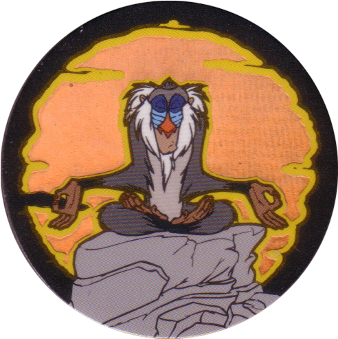 Download HD Rafiki Lion King Meditating - Rafiki Meditating Transparent ...