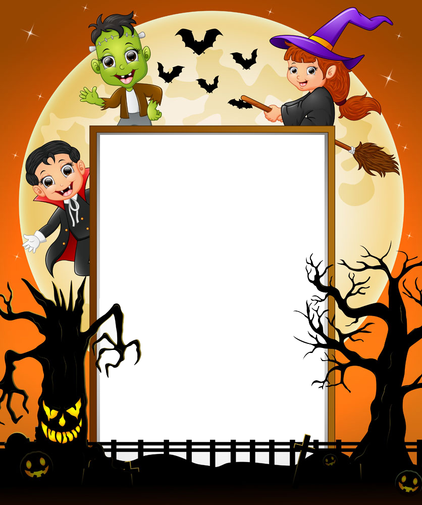 Download HD Halloween Costume Cosplay - Halloween Borders And Frames ...