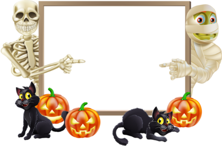 Download HD Halloween Border - Halloween Clip Art Frames Transparent ...