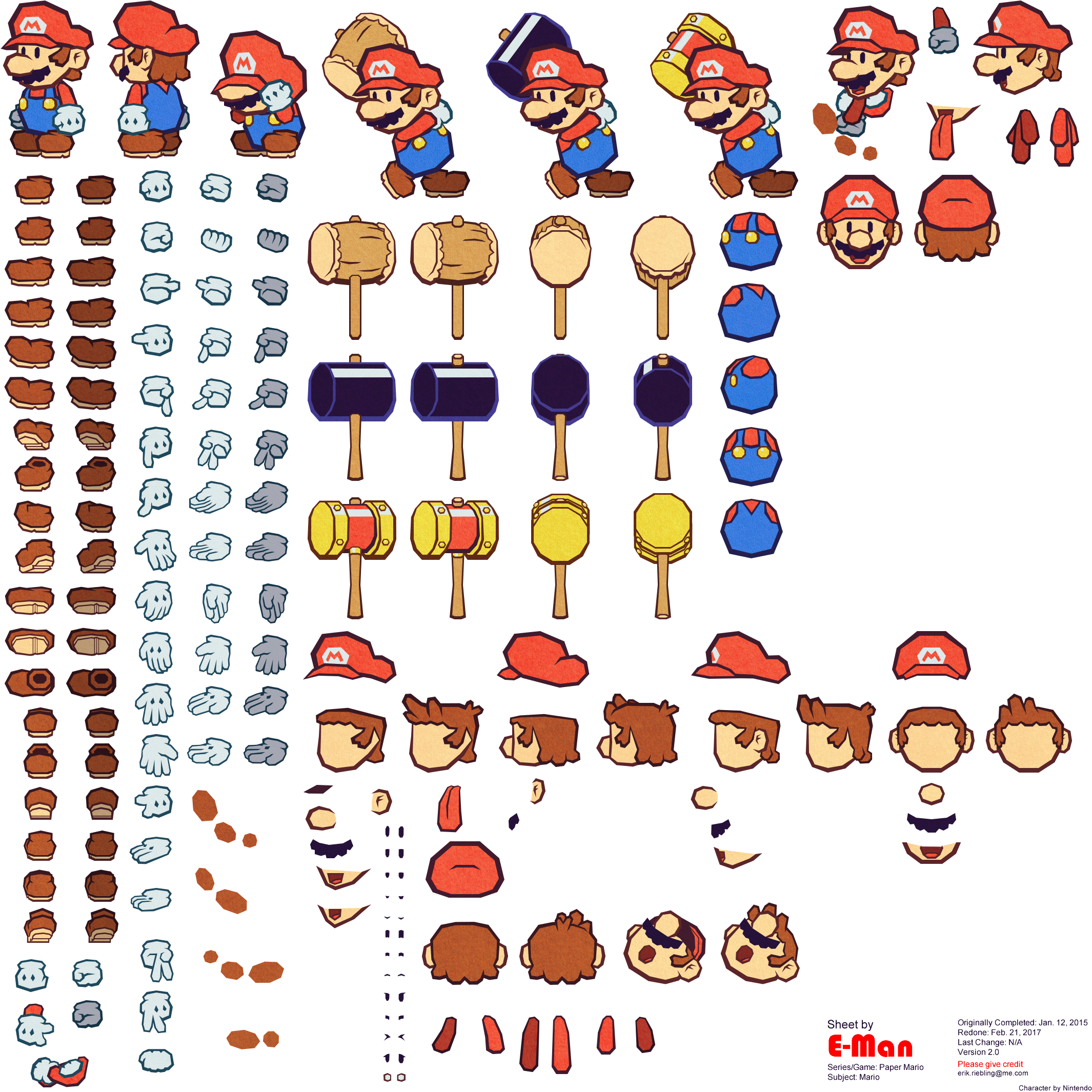 Download Nk8mkta ] - Super Mario Animation Sprite Sheet Original - HD ...