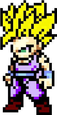 Download Gallery Of Trunks Pixel Art Trunks Goten Sprite By - Gohan ...