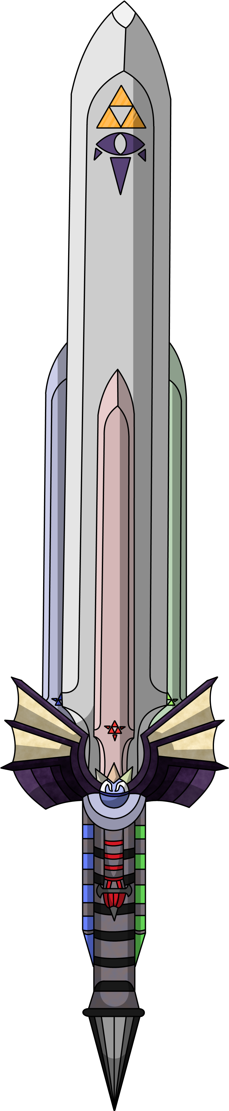 Download HD Ultimate Master Sword Transparent PNG Image - NicePNG.com