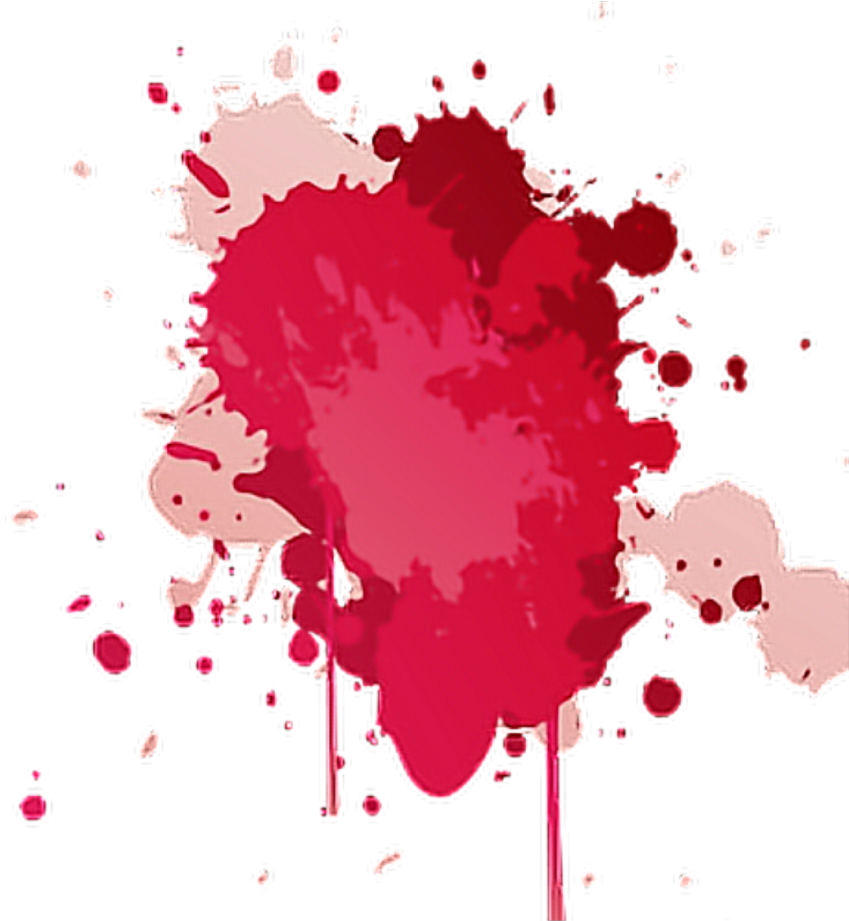 Download HD Splatter Splatterpaint Red Splash - Watercolor Red Paint ...