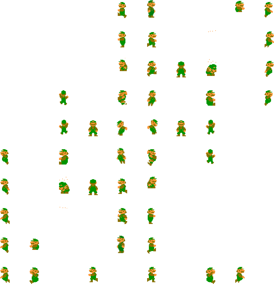 Download HD 8-bit Nes Smb1 Custom Mario And Luigi Sprites - Smb1 ...