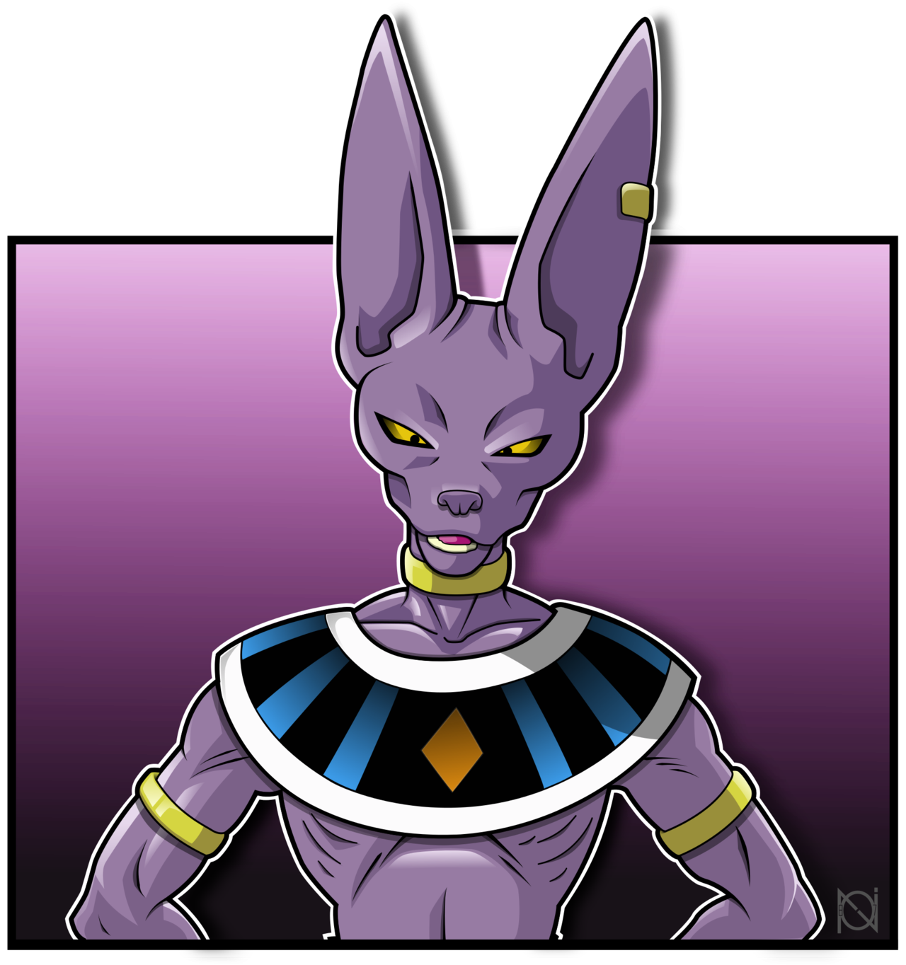 Download HD Beerus Transparent Destroyer Jpg - Beerus Art Transparent ...