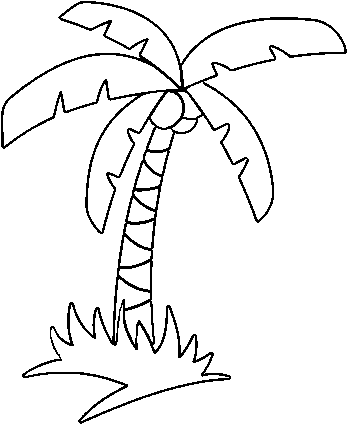 Download Palmera Para Colorear - HD Transparent PNG - NicePNG.com