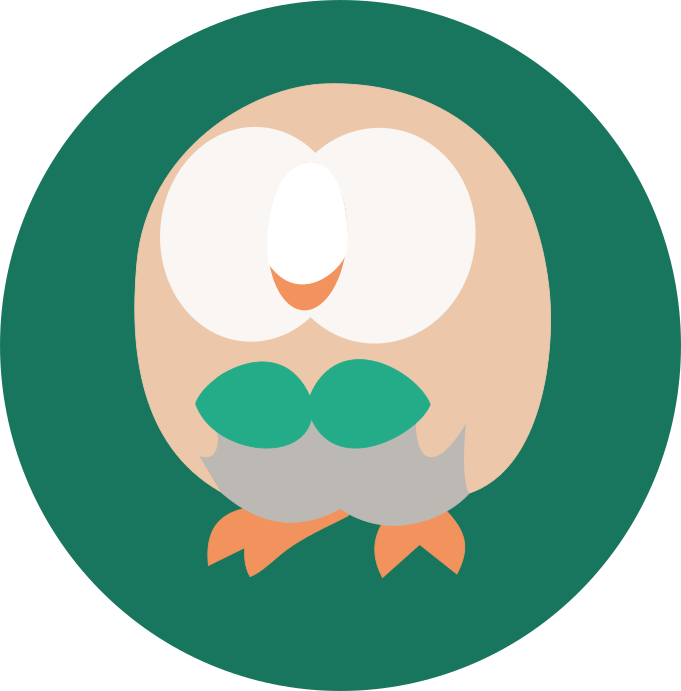 Download Minimalist Rowlet Icon Free - Rowlet Minimalist - HD ...
