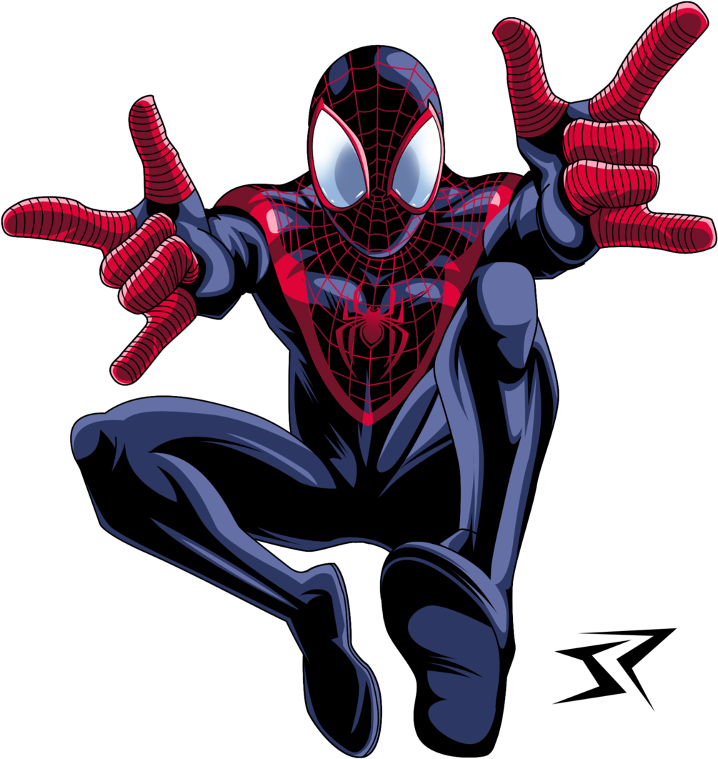 Download Ultimate Spiderman Miles Morales By Jonathanpiccini-jp ...