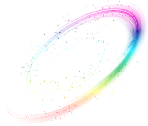 Download Galaxy Rainbow Swirl Circle Round Fantasy Ring - Rainbow ...