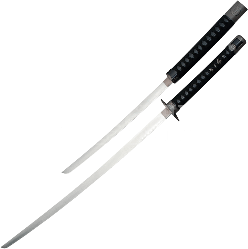 Download HD Dual Samurai Swords Transparent PNG Image - NicePNG.com