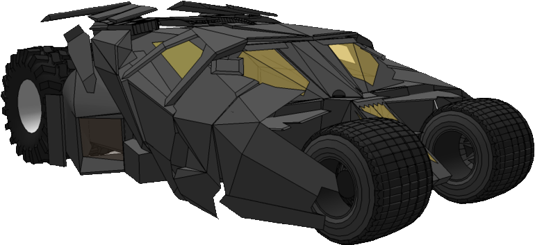 Download Vector Blueprint Batmobile Png Royalty Free - Batmobile ...