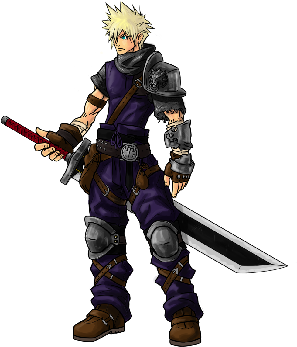 Download Cloud Strife Png Image Transparent - Cloud Strife New Design ...
