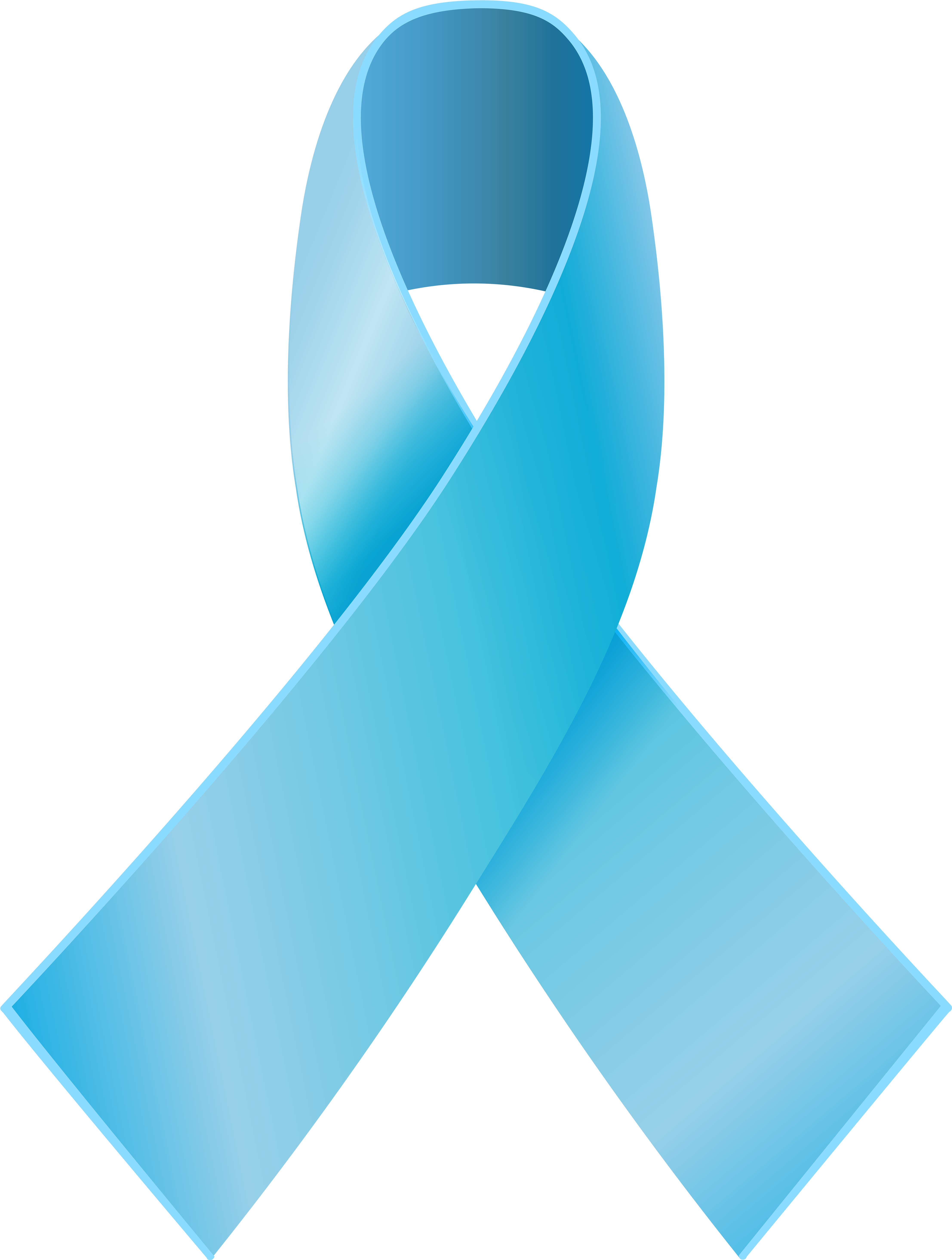Download Light Blue Awareness Ribbon Png Clip Art - Light Blue Ribbon ...