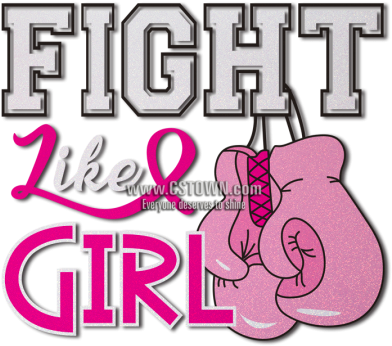 Download HD Fight Like A Girl Pink Ribbon Hot-fix For Breast Cancer ...