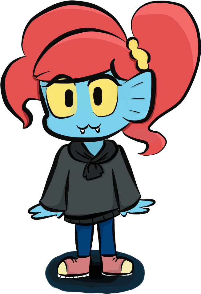 Download Undertale Child Undyne Toriel - Littletale Undyne Png - HD ...