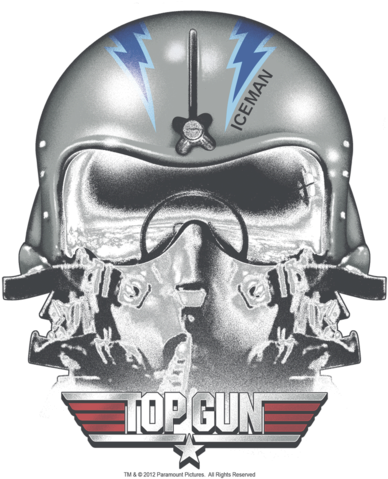 Download Top Gun Iceman Helmet Men's Ringer T-shirt - Top Gun Maverick ...