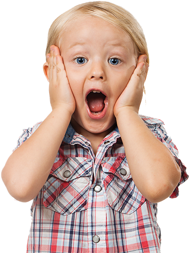 Download For Children - Surprised Boy - HD Transparent PNG - NicePNG.com