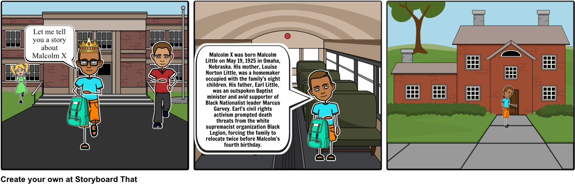 Download Malcolm X - Cartoon - HD Transparent PNG - NicePNG.com